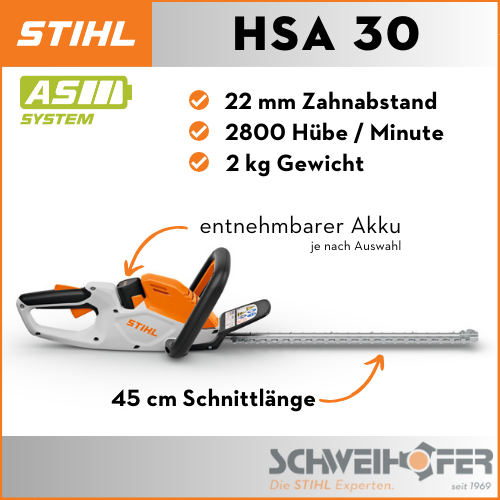 STIHL HSA 30 — Schweihofer - Die STIHL Experten.